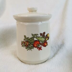 Kitchen | Vintage Mushroom And Vegetable Ceramic Canister | Poshmark